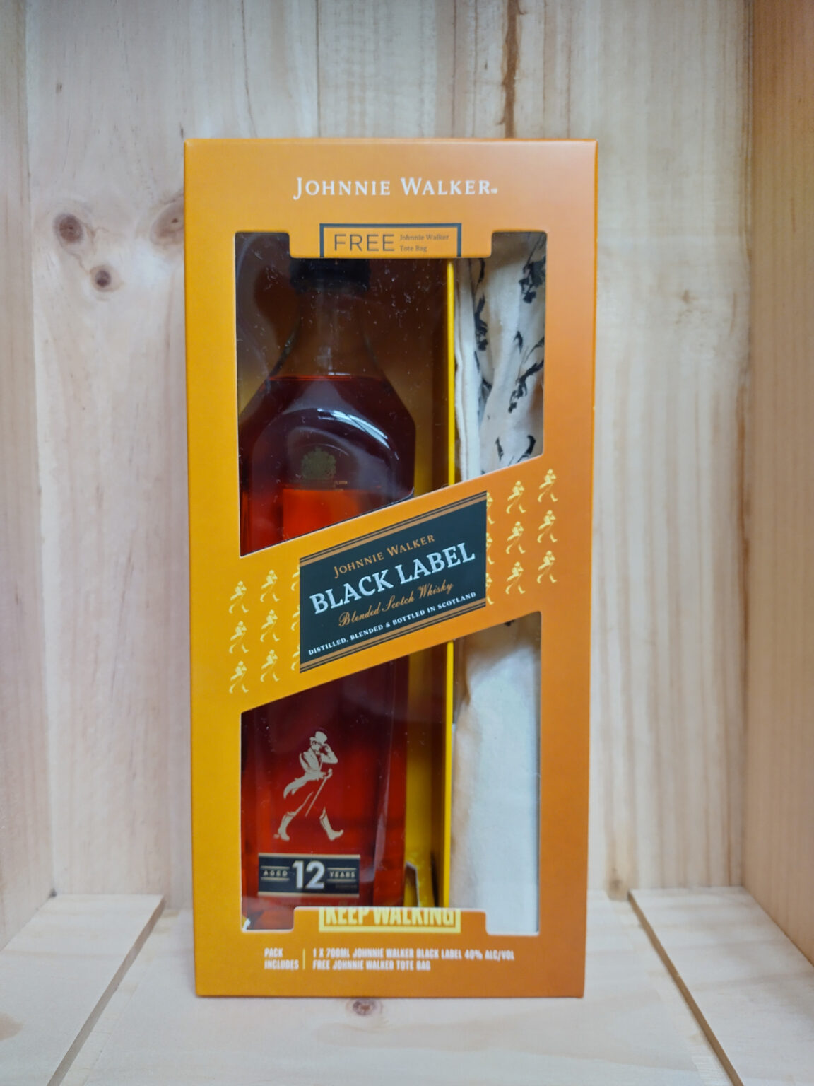 Johnnie Walker Black Label Gift pack (Tote Bag) (香港行貨) - 肥酒桶